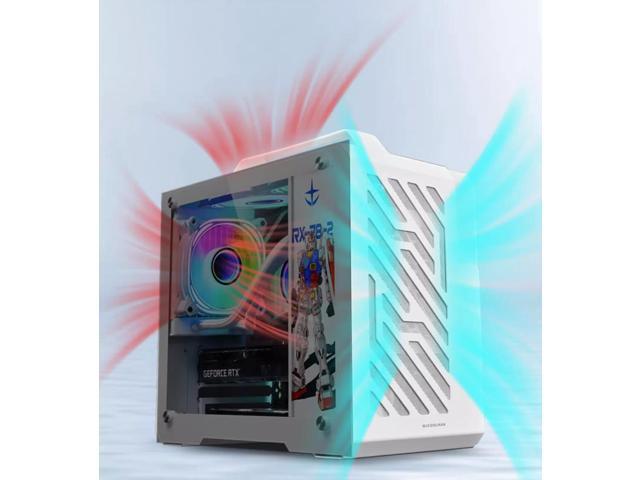 Small Computer Case, Lightweight and Portable Aluminum ITX/MATX ...