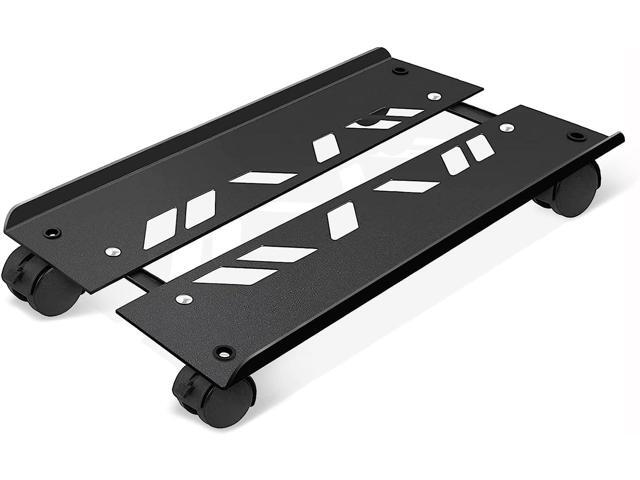 Computer Tower Stand, Adjustable Heavy-Duty CPU Stand Cart, Mobile ...