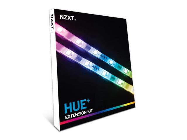 NZXT LED Strips - 2 x 300mm ARGB LED Lighting Strips - HUE+ Extension ...