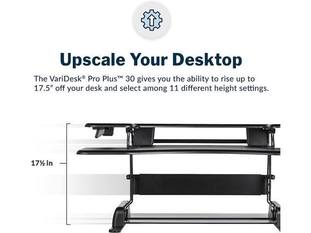 VariDesk Pro Plus 30 - Height Adjustable Standing Desk Converter for ...