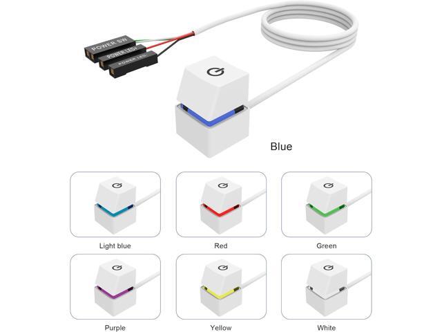 Desktop Computer Power Switch Power Supply Control Adapter Cable , 7 ...