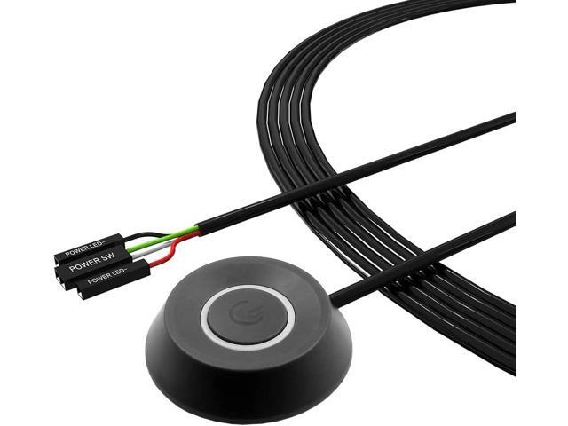 PC Power Button Desktop PC Computer Case Power Switch On Off HDD Push ...