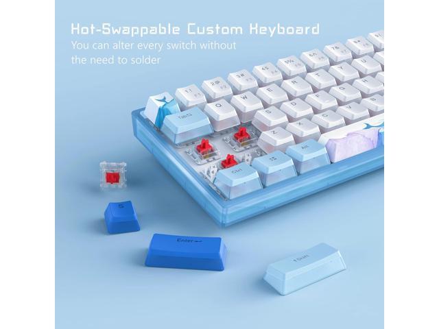 60% Percent Keyboard, Mechanical RGB Wired Gaming Keyboard, Hot ...