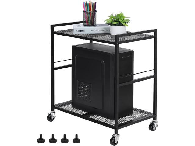 Computer Tower Stand PC Tower Stand, Mobile CPU Holder Stand Cart with ...