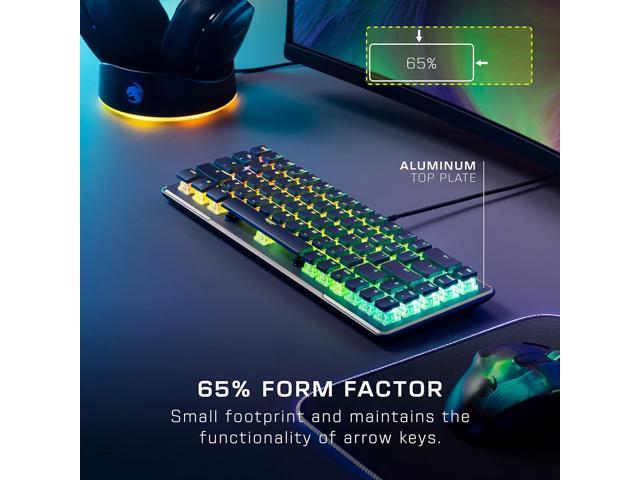 ROCCAT USB Vulcan II Mini 65% Optical PC Gaming Keyboard with ...