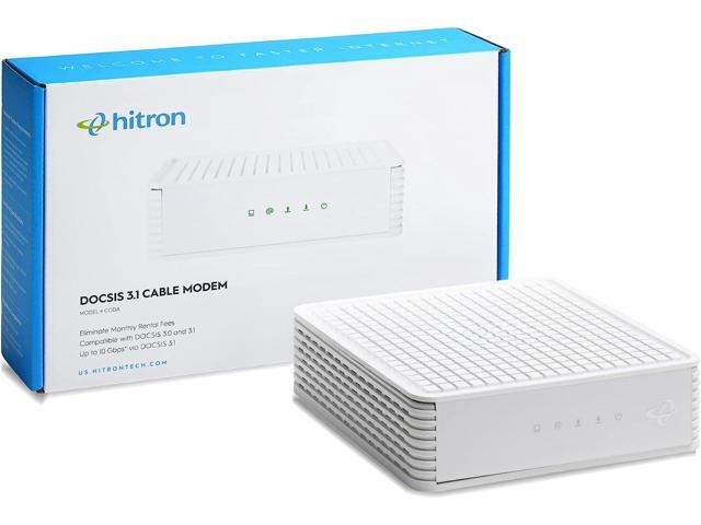 Hitron CODA DOCSIS 3.1 Modem | Pairs with Any WiFi Router or Mesh WiFi ...