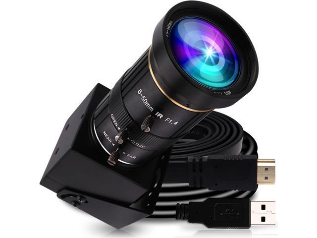 4K USB HDMI USB Camera Manual Zoom Webcam Variable Focus PC Camera Mini ...