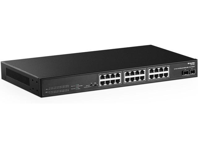 24 Port 2.5G Ethernet Switch with 2x10G SFP, 24 x 2.5G Base-T Ports ...