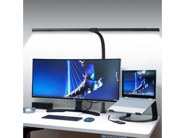 Double Head LED Desk Lamp, Computer Desk Lamp for Home Office 24W ...