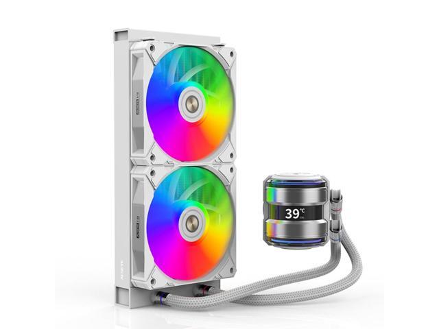 ALSEYE Infinity i240 AIO CPU Liquid Cooler, Dual Pumps System CPU Water ...