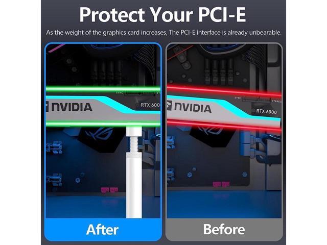 Graphics Card GPU Support Bracket, Adjustable Height GPU Sag Stand ...