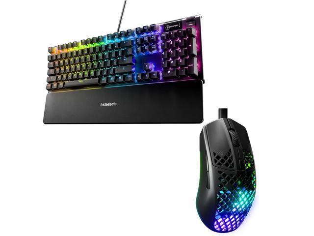 SteelSeries Gaming Keyboard Mouse Set - Apex 5 Hybrid Mechanical Gaming ...