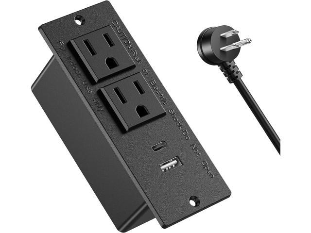 Conference Recessed Power Strip,20W USB C Fast Charging,Furniture ...