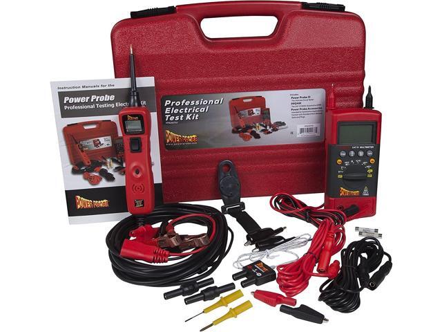 Power Probe Professional Electrical Test Kit - Red (PPROKIT01) Inc III ...