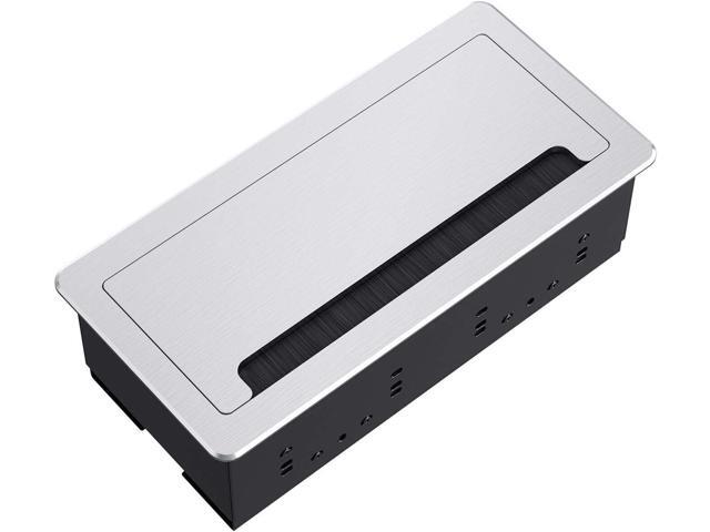 Recessed Connectivity Box Outlet for Conference Room Table with 2AC ...