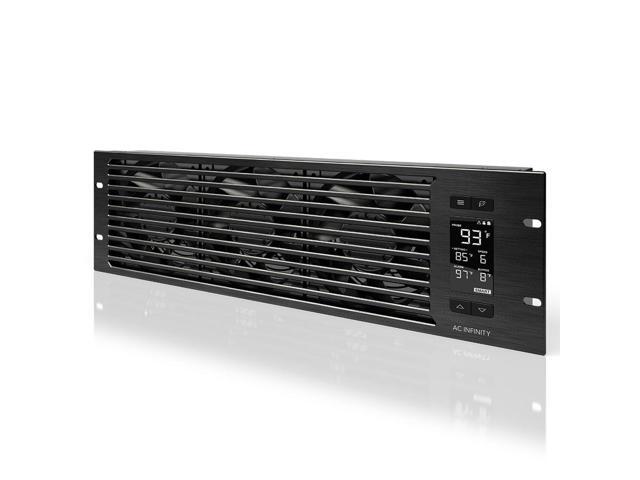 AC Infinity CLOUDPLATE T9-N, Rack Mount Fan Panel 3U, Intake Airflow ...
