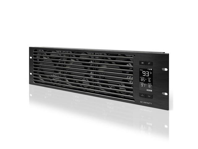 AC Infinity CLOUDPLATE T9, Rack Mount Fan Panel 3U, Exhaust Airflow ...