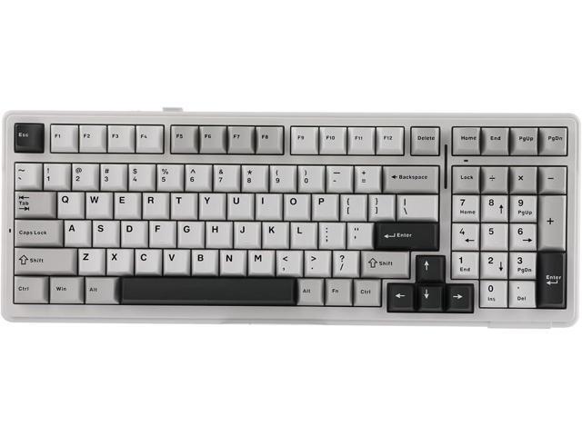 Wireless Mechanical Keyboard, Hot Swappable Gasket Custom Gaming ...