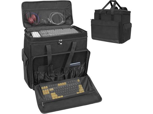 Double Layer Computer Tower Carrying Case Desktop Computer Travel ...