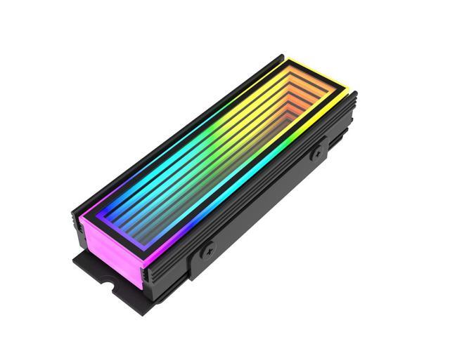 M.2 2280 ARGB Hard Drive Heatsink Cooling M2.2280 SSD Cooler 5V 3Pin ...
