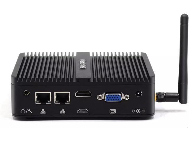 Industrial PC, Fanless Mini PC, Celeron J4125, 16GB RAM 1TB SSD, Gigabit Ethernet, HD VGA Dual ...
