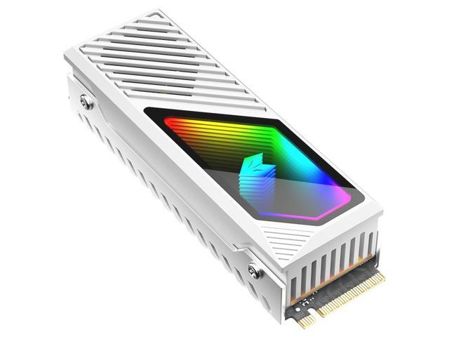 M.2 2280 ARGB Hard Drive Heatsink Cooling M2.2280 SSD Cooler With Fan ...