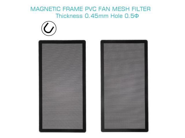 287mm 140mm x 2 PC Fan Dust Mesh Filter PVC Computer PC Case Dust Proof ...