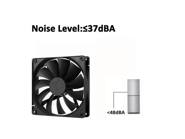 140mm Case Fan High Performance Standard Square PC Case Fan 4pin ...