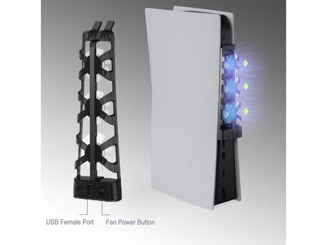 PS5 Cooling Accessories PlayStation 5 Cooling Fan with LED Light, Quiet ...