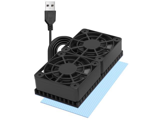 PANO-MOUNTS 40mmx2 Mini USB Radiator Fan Silent and Efficient 4010 Fan ...