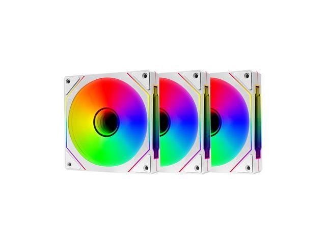 PANO-MOUNTS 120mm Infinity Mirror ARGB Addressable RGB PWM Cooling Fans ...