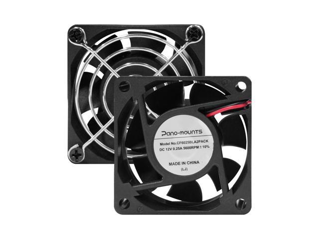 60mm 12V DC Cooling Fan High Airflow 60mmx25mm 12V 2Pin Amp Fans for ...