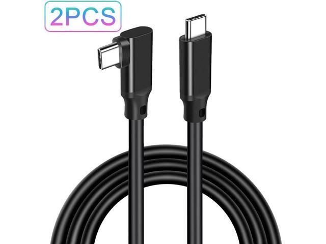 90 Degree USB 3.2 Gen 2X2 Cable 1.6 ft+1.6 ft, 20Gbps High-Speed ...
