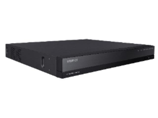 Hanwha Techwin HRX-1634 16 Channel 8MP 4K H.265 PoE 128Mbps NVR Sata 2ea (12TB) up to 6TB ...