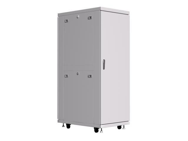 42U 35-inch Depth Grey White Server Rack Network Cabinet Standing IT ...