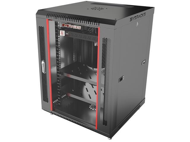 Server Rack – 15U - Wall Mount Rack - Locking Cabinet for Network ...