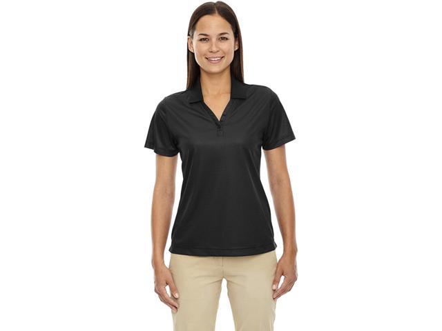 Extreme Eperformance Ladies Launch Striped Polo Shirt 75115 Black L ...