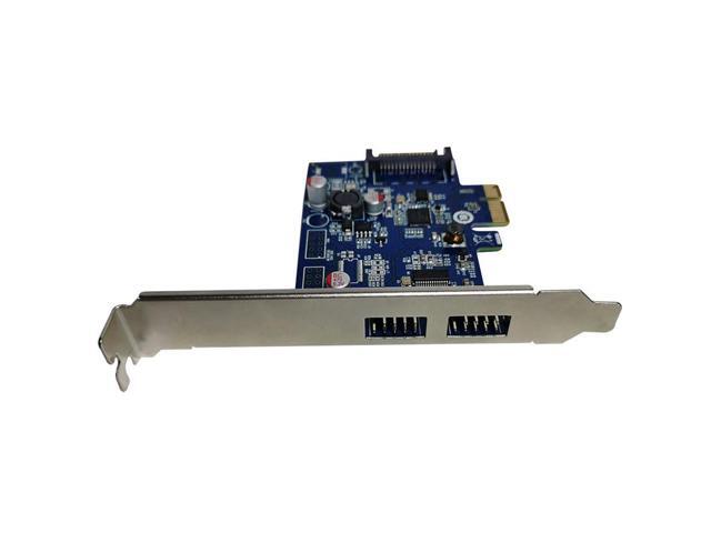 PCIe 2 ports usb External 2 port 9pin 9-pin USB2.0 expansion card ...