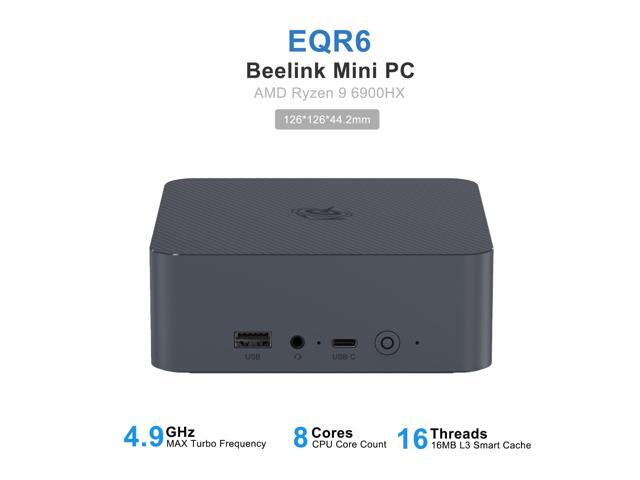 Beelink Mini PC EQR6, AMD Ryzen 9 6900HX(up to 4.9GHz), RAM-24GB SSD ...