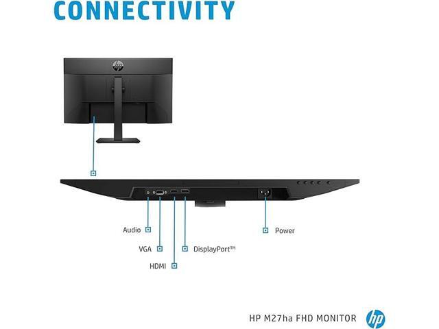Refurbished: HP M27ha Full HD Monitor (1920 x 1080p) IPS 27-inch ...
