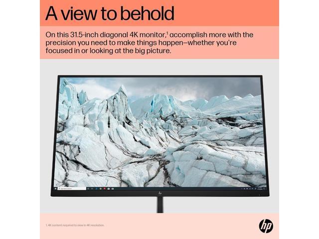Refurbished: HP E32k G5 4K UHD USB-C Monitor IPS LED 60Hz 5ms Height ...