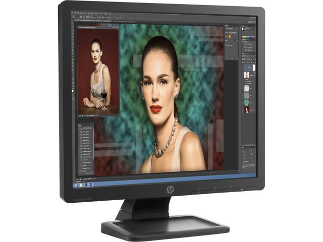 HP P17A 17" (1280x1024) 5ms LED Monitor, Black - Newegg.com