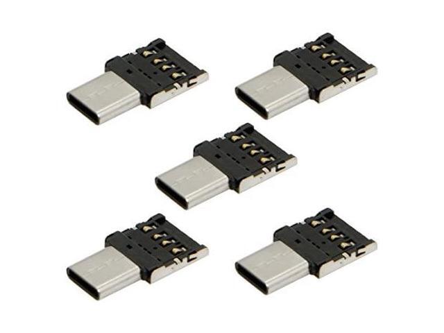 5pcs/lot Ultra Mini Type-C USB-C to USB 2.0 OTG Adapter for Phone ...