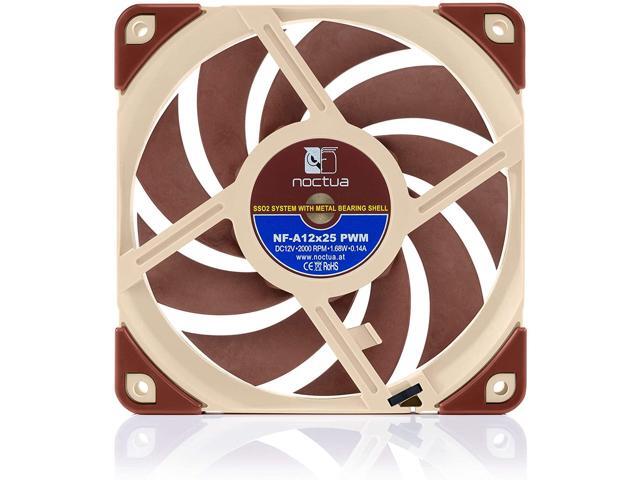 Noctua 480mm AIO Upgrade Bundle (4X NF-A12x25 PWM 120mm Fans Plus 1x NT ...