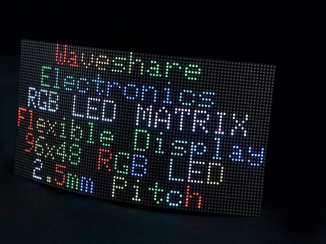 Flexible RGBFull Color LED Matrix Panel 96x48 Pixels, 2.5mm Pitch, 4608 ...