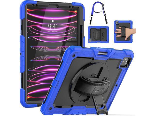 iPad Pro 12.9 Case 2022/2021/ 2020/2018, Heavy Duty Protection ...