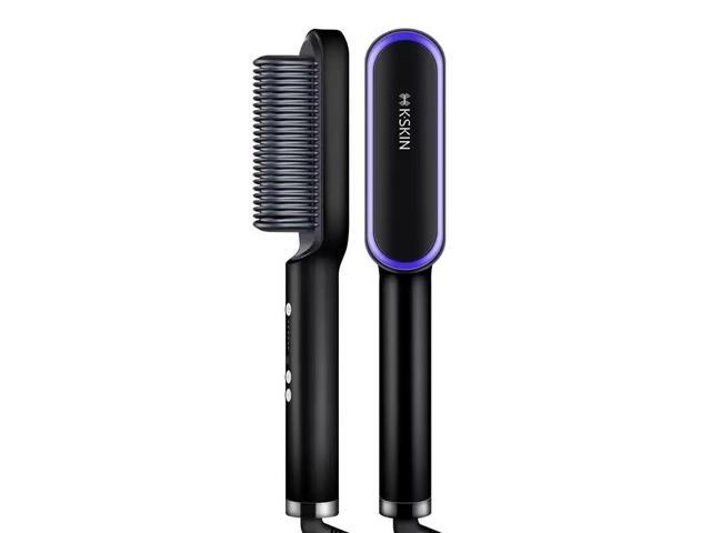 Hair Straightener Brush, Ring Hair Straightener Comb Straightening ...