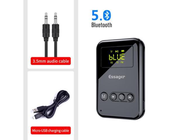 Essager Bluetooth 5.0 Transmitter Receiver 3.5mm Jack Aux Audio ...