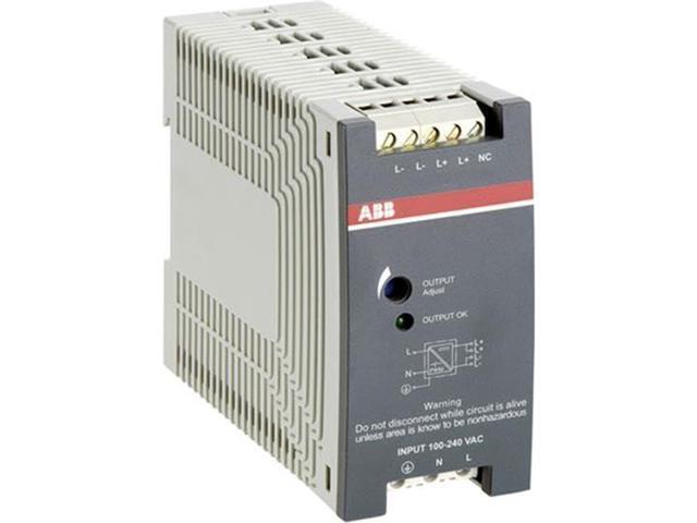 Abb Din Rail Mount Power Supply, Adjustable, Fixed, 85 V, 264 V, 60 W ...