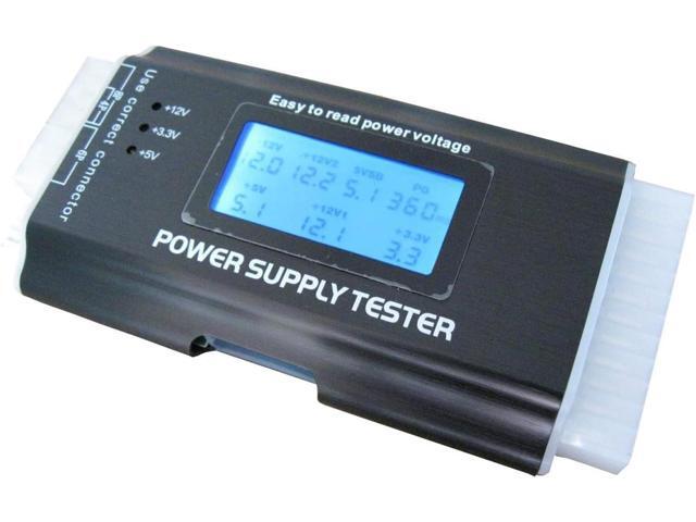Homtoozhii 20+4 Pin LCD Computer Power Supply Tester for IDE HDD ATX ...